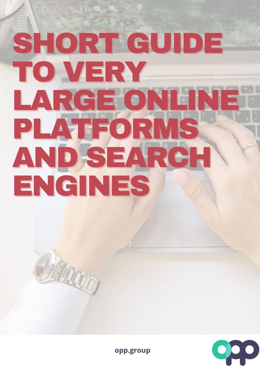 OPP Explainer: Short Guide to Very Large Online Platforms and Sea